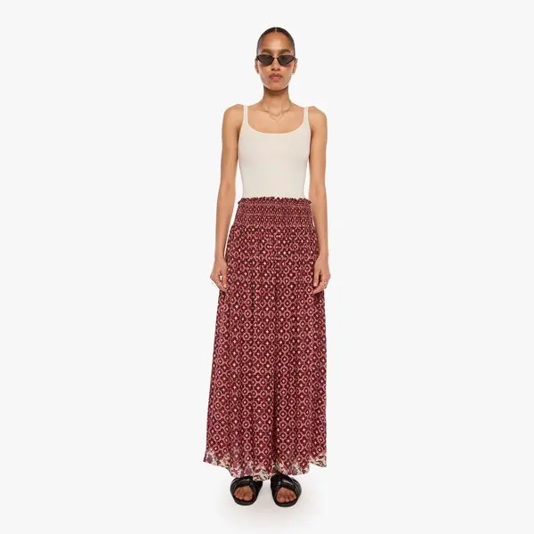 Natalie Martin Bella Maxi Skirt - Red