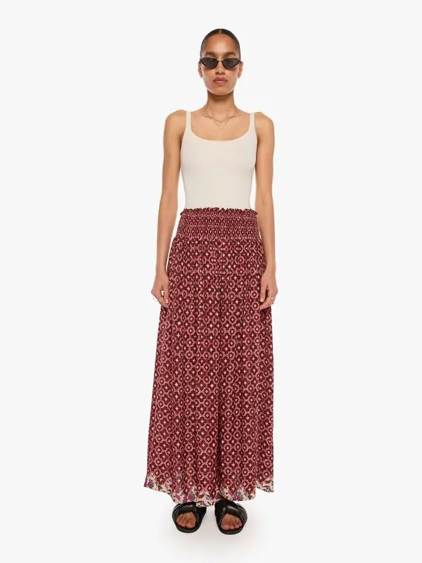 Natalie Martin Bella Maxi Skirt - Red