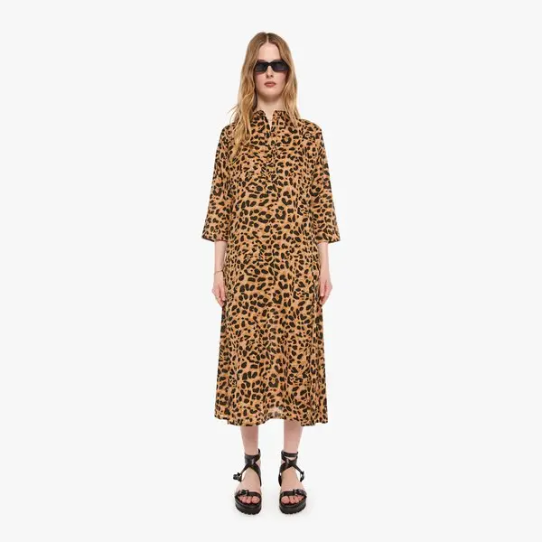 Natalie Martin Isobel Print Maxi Dress - Leopard