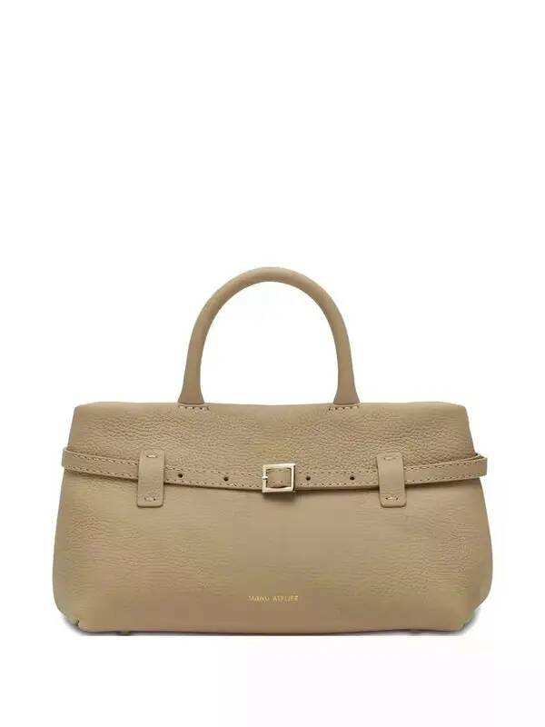 Manu Atelier Le Cambon 25 Leather Tote Bag - Neutrals