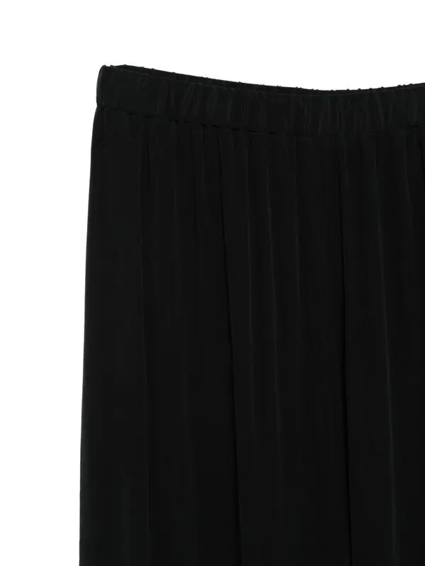 ALYSI Silk Balloon Trousers - Black