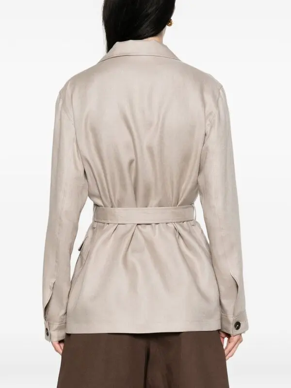 Tagliatore Linen Jacket - Beige