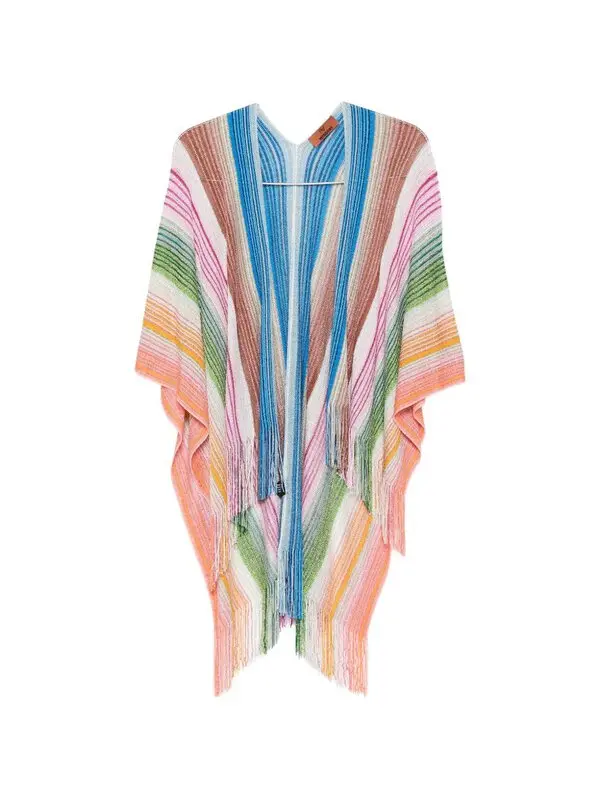 Missoni Striped Poncho - Multi
