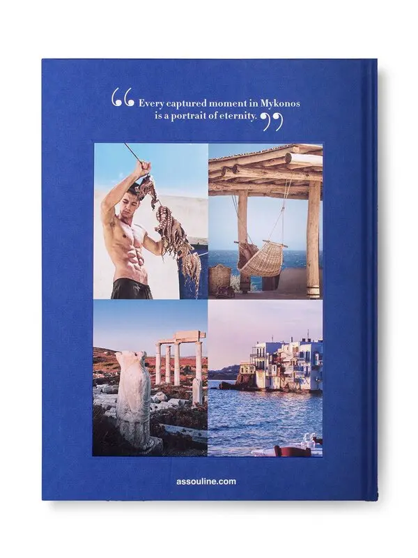 Assouline Mykonos Muse Book - Blue