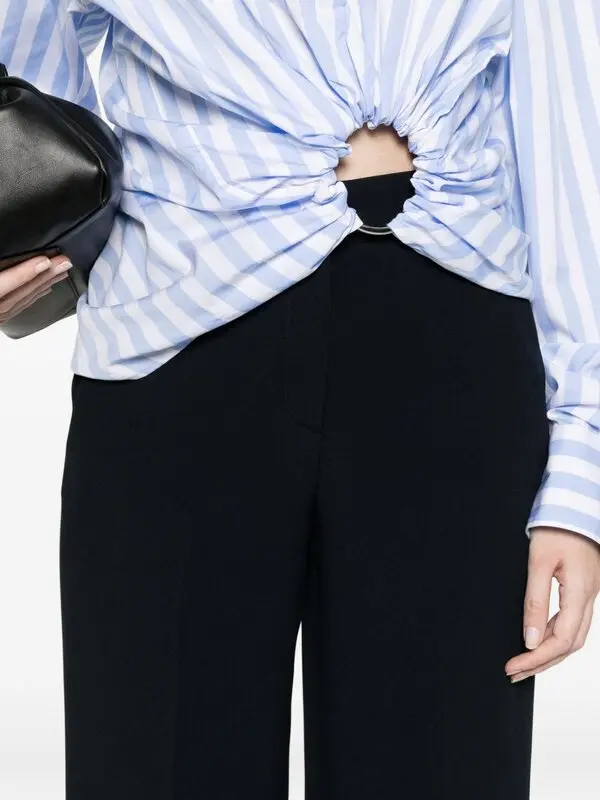 VIA MASINI 80 Cady Trousers - Blue