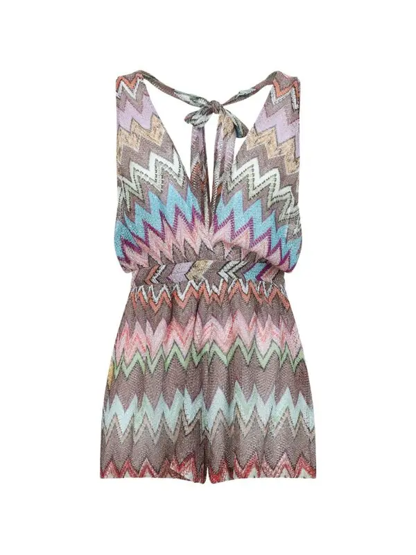 Missoni Zig Zag Short Jumpsuit - Multi