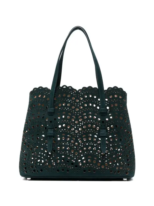 Alaïa Mina 25 Leather Handbag - Blue