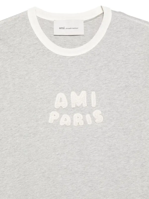 AMI Paris Logo Cotton T-shirt