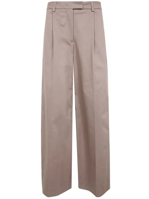 THELATEST Deva Gabardine Trousers - Brown