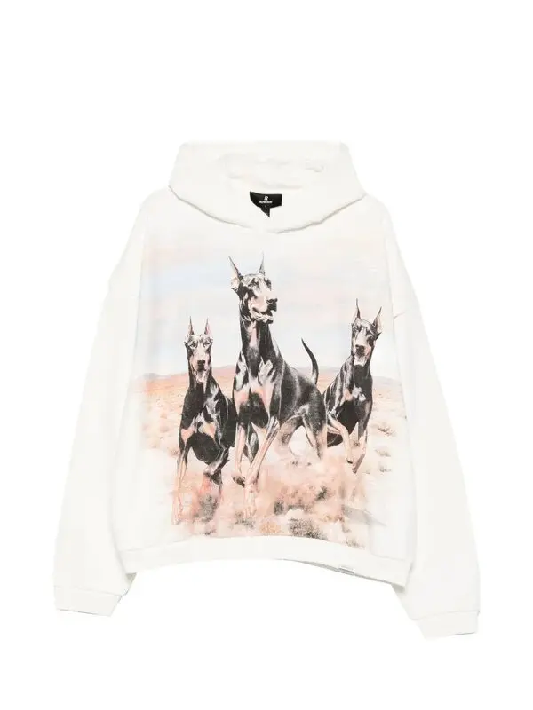 REPRESENT Western Dobers Hoodie - White