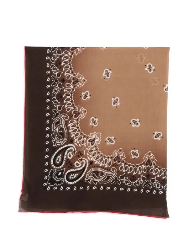 Destin Cotton "quadra" 125x125 Cm Funded Print - Brown