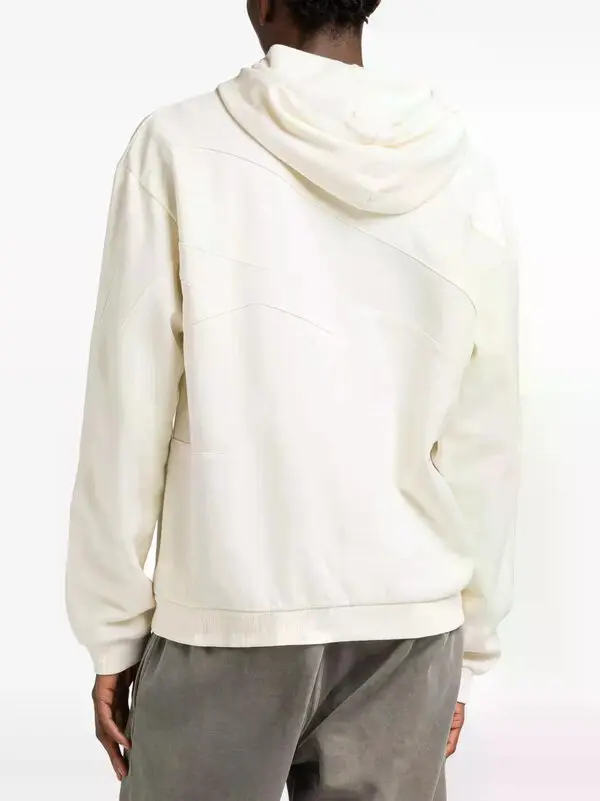 REEBOK Logo-patch Pouch-pocket Hoodie