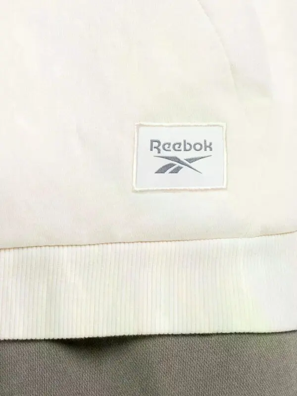 REEBOK Logo-patch Pouch-pocket Hoodie