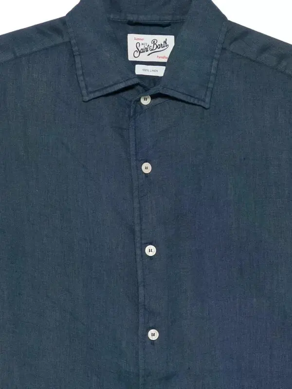 MC2 SAINT BARTH Raphael Long-sleeve Shirt - Blue