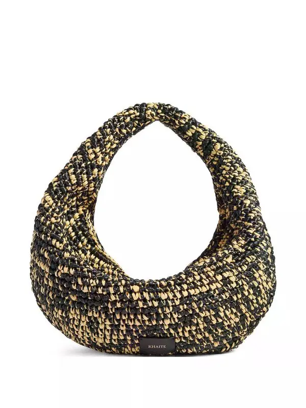 Khaite Medium Olivia Logo-motif Shoulder Bag - Black