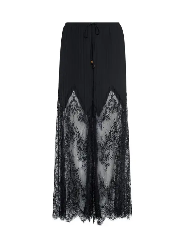L'Agence Sharon Cover-up Pants - Black