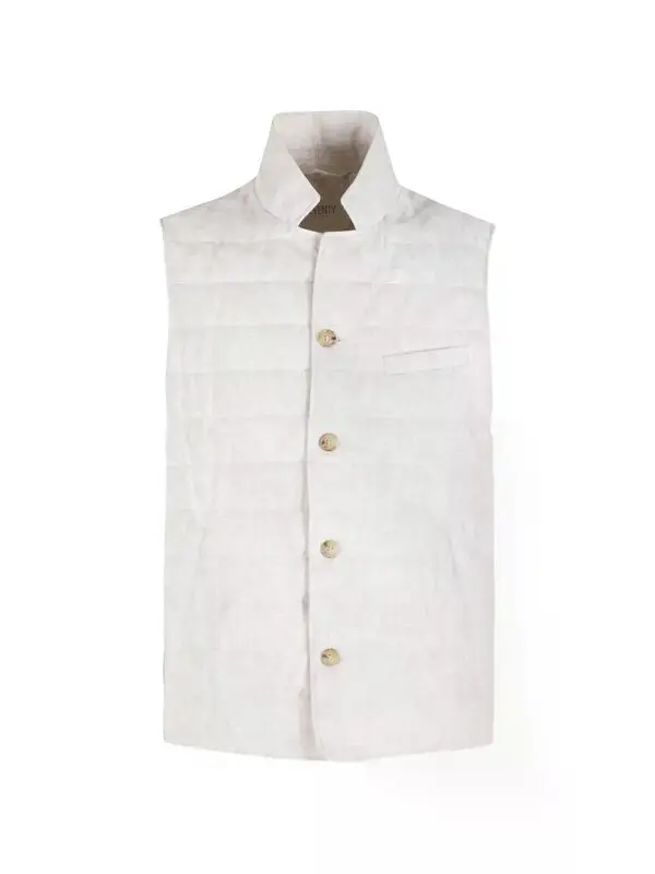 Seventy Quilted Button Vest