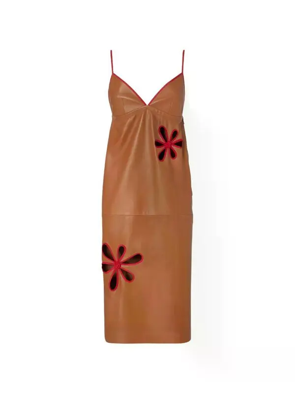 Fendi Flower Appliqué Dress