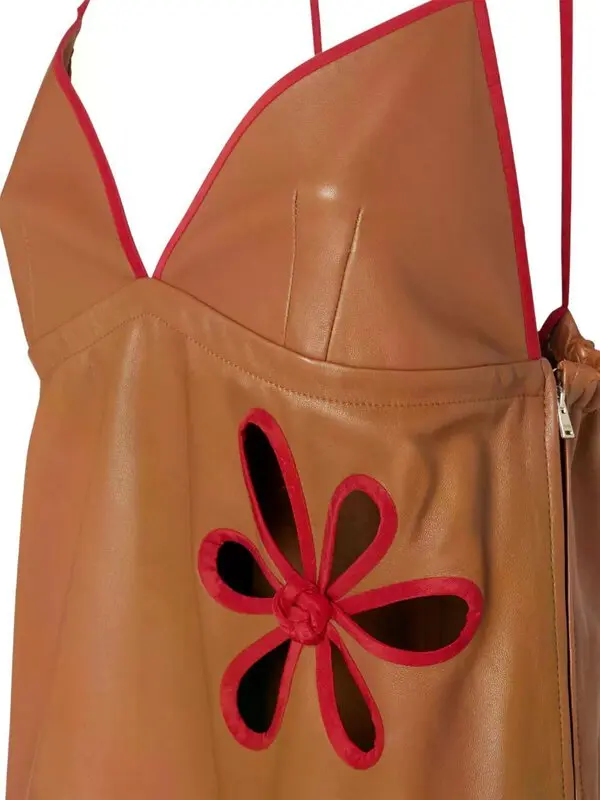 Fendi Flower Appliqué Dress