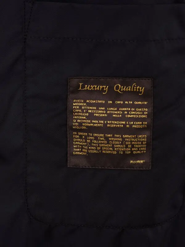 MOORER Acqua Line Bomber Jacket