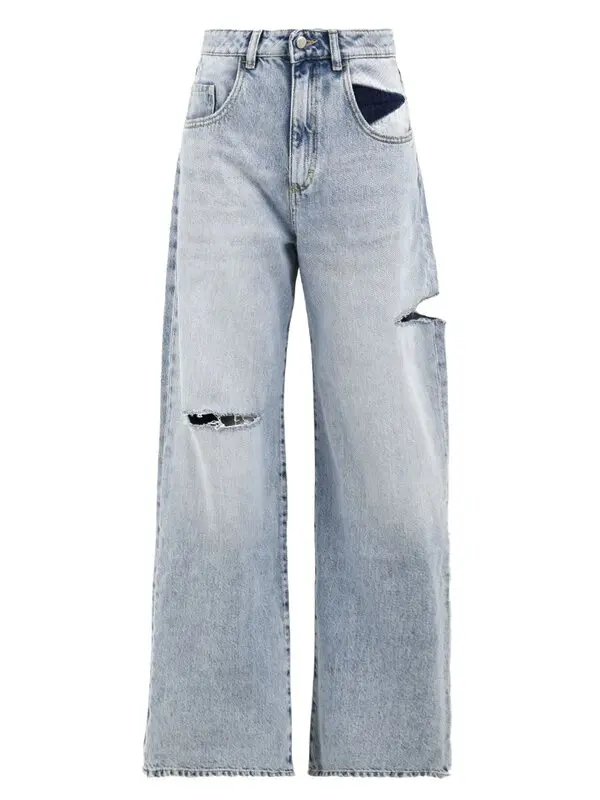 ICON DENIM LOS ANGELES Poppy Wide Leg Jeans - Blue