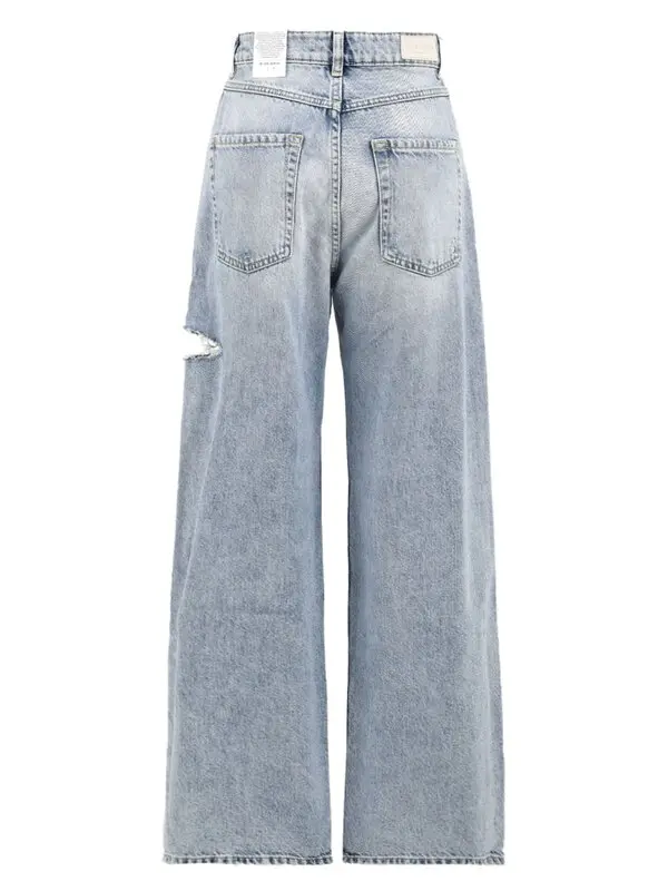 ICON DENIM LOS ANGELES Poppy Wide Leg Jeans - Blue