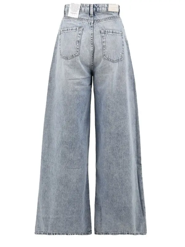 ICON DENIM LOS ANGELES Kendall Wide Leg Jeans - Blue