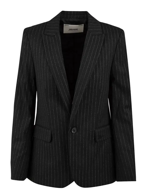 Zadig&Voltaire Buttoned Emaux Vest - Anthracite