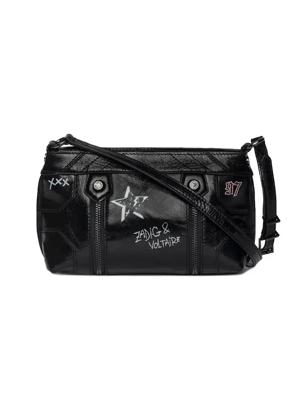 Zadig&Voltaire Sunny Mood Punk" Patent Leather Shoulder Bag