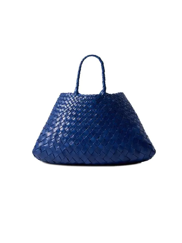 Dragon Diffusion Santa Croce Handwoven Basket - Blue
