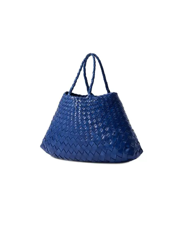 Dragon Diffusion Santa Croce Handwoven Basket - Blue
