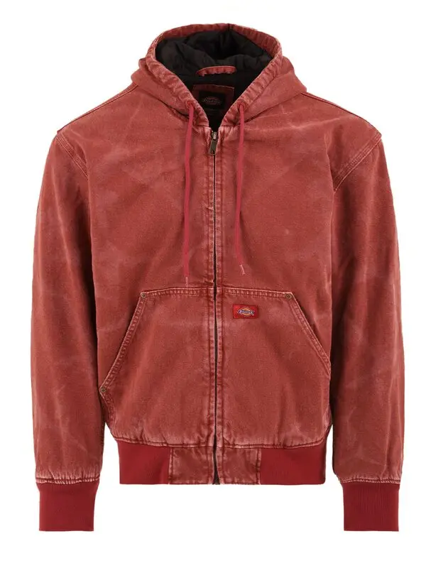 Dickies Lined Denim Hooded Bomber Jacket