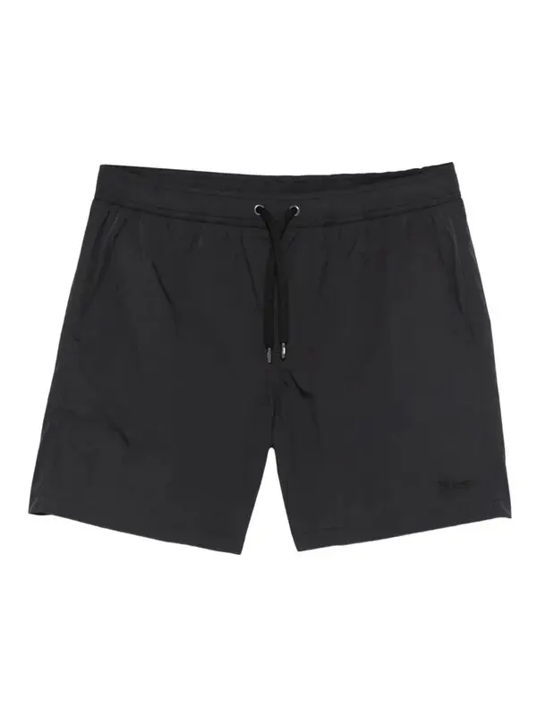 Herno Nylon Beach Shorts - Black