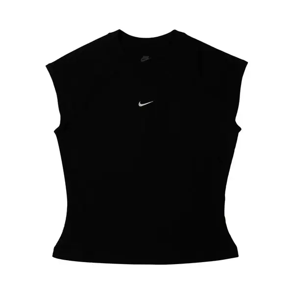 Nike Nsw Chill Knit Ribbed Top - Black