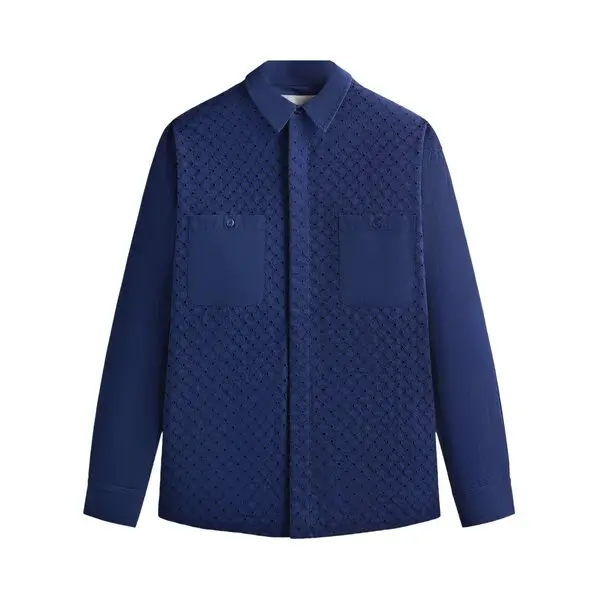 Kith Lattice Floral Long-sleeve Apollo Shirt