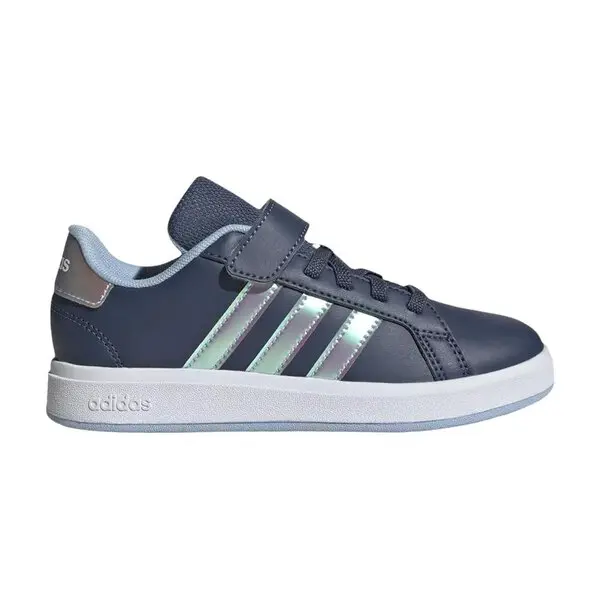 Adidas Grand Court 2.0 K 'preloved Ink Iridescent Clear Sky