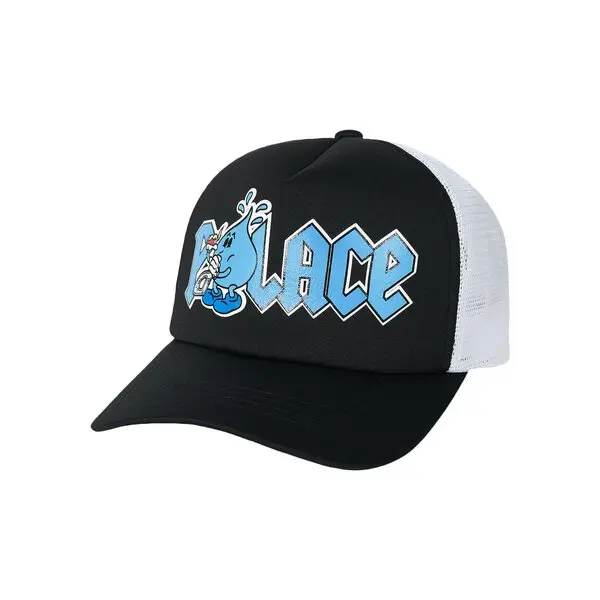 PALACE World Industries Trucker Cap - Black