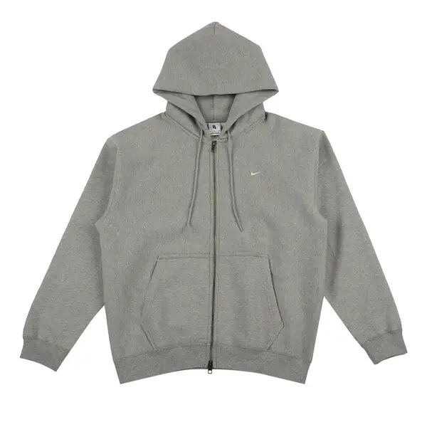 Nike Solo Swoosh Fz Hoodie - Grey