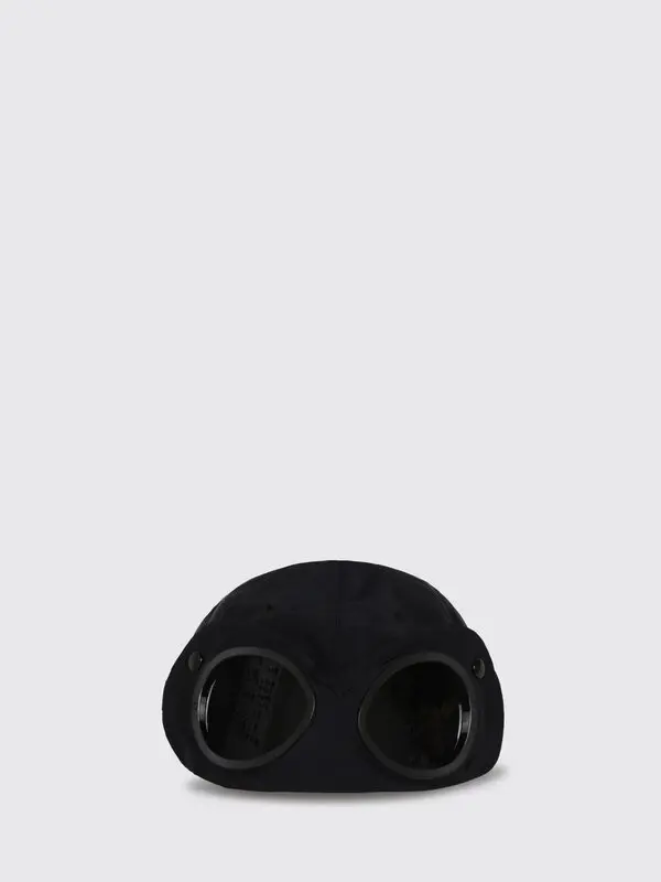 C.P. COMPANY Nylon Cap With Back Lenses - Black