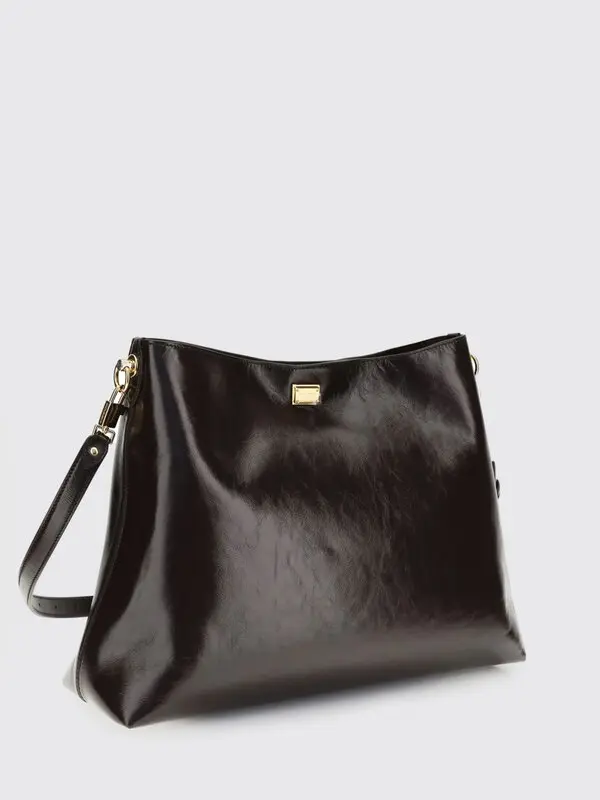 Dolce & Gabbana Vittoria Large Bag In Leather - Brown
