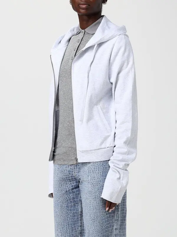 ENTIRE STUDIOS Cotton Zip-up Hoodie - Grey