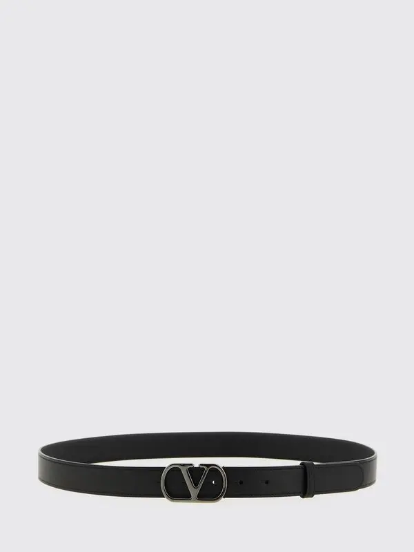 Valentino Garavani Leather Belt - Black