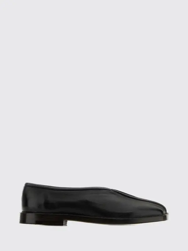 LEMAIRE Leather Ballerina Flats - Black