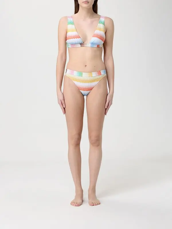 Missoni Polyester Zig-zag Bikini - Red