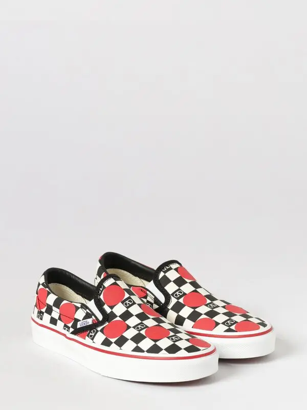VANS Valentino Garavani X Collaboration Slip-on Sneakers - Red