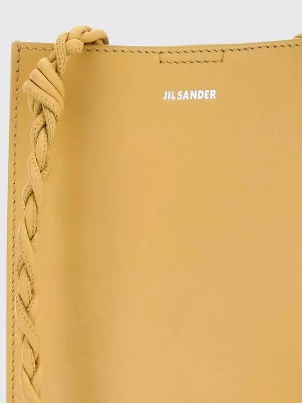 JIL SANDER Braided Crossbody Bag - Grey
