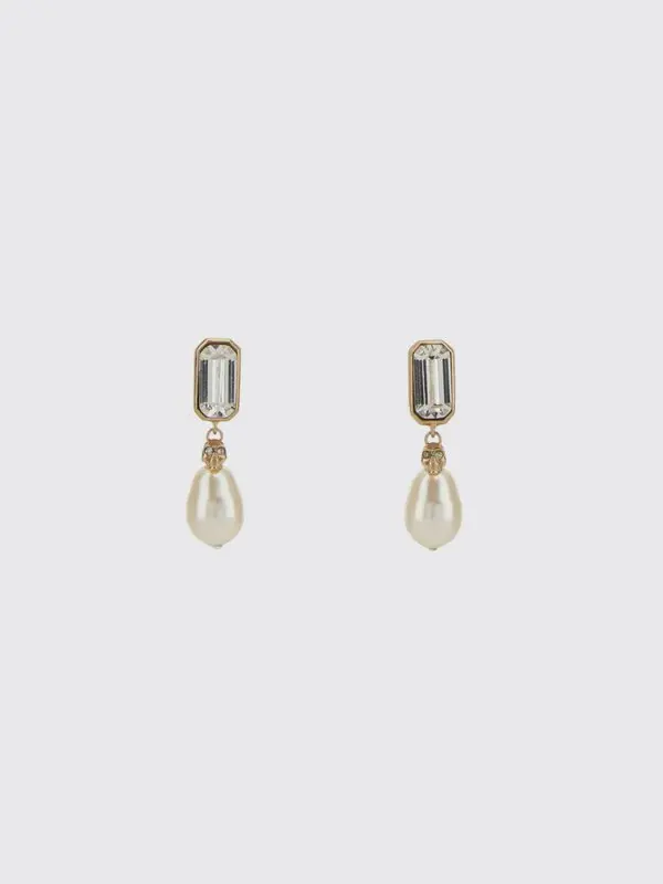 Alexander McQueen Drop Earrings - Pearl