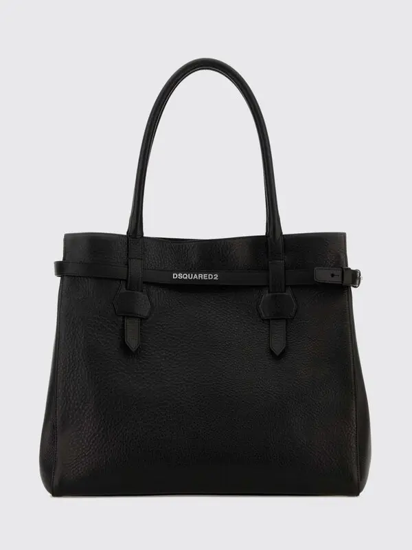 Dsquared2 Leather Tote Bag - Black