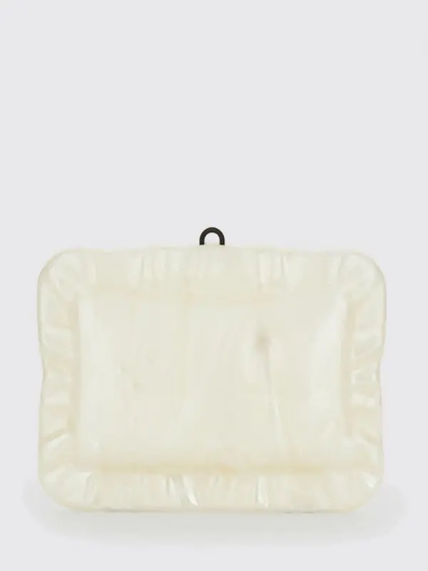 Simone Rocha Marbled Resin Clutch With Pearl Embellishment