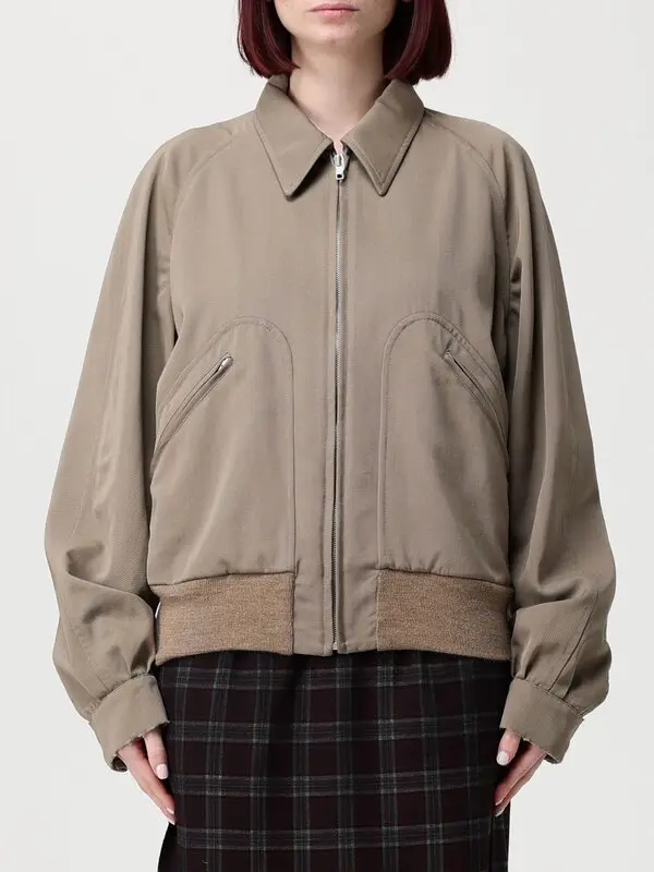 MAISON MARGIELA Virgin Wool Shirt Jacket - Beige